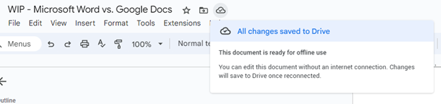 Microsoft Word vs. Google Docs: A side-by-side comparison